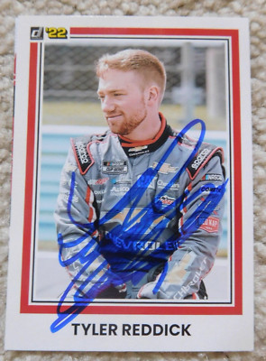Tyler Reddick Signed Autographed 2022 Donruss Panini NASCAR Racing Card ...
