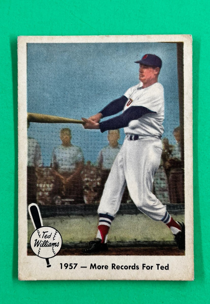 Ted Williams Baseball Card 1957