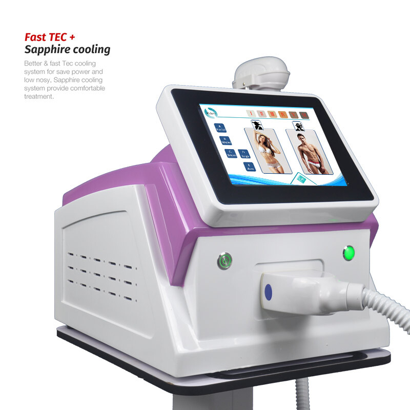 1200W 3 Wavelength 755 808 1064 nm Diode laser hair removal machine ...