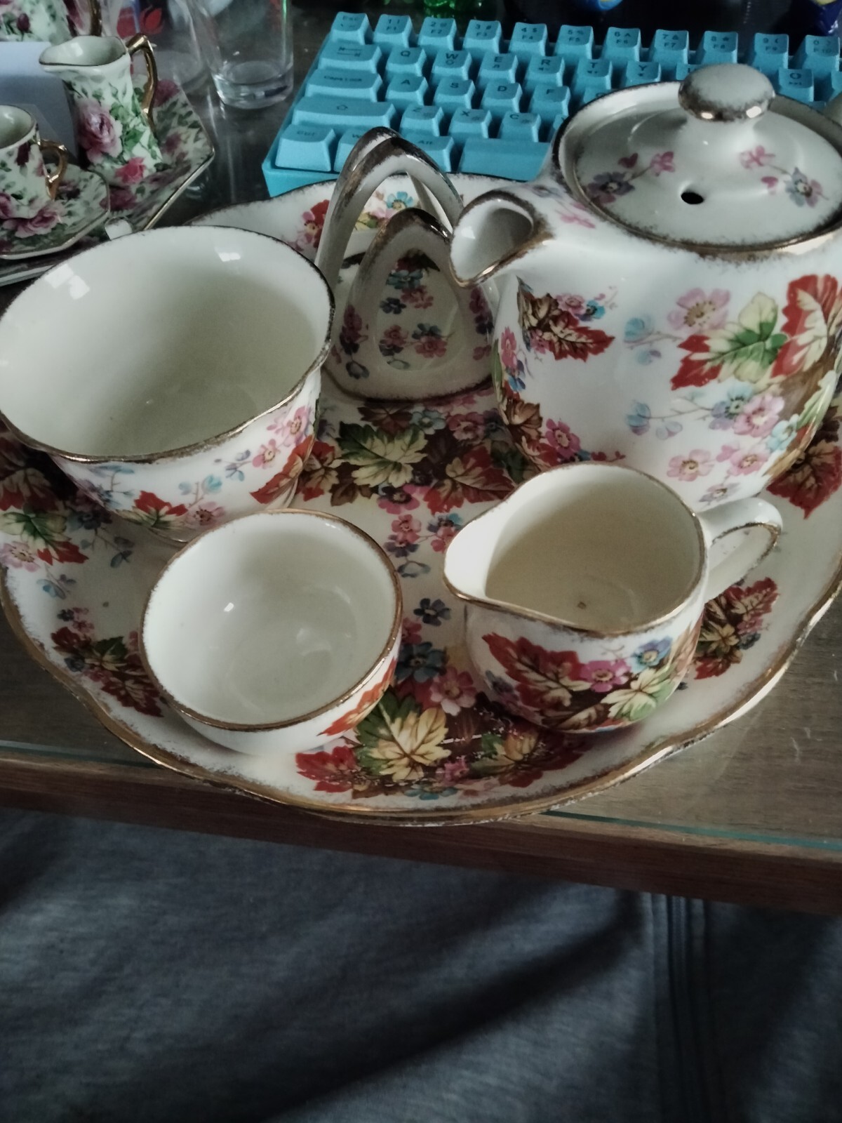 Rare Vintage James Kent Maple Breakfast Tea Set For One, Complete and ...