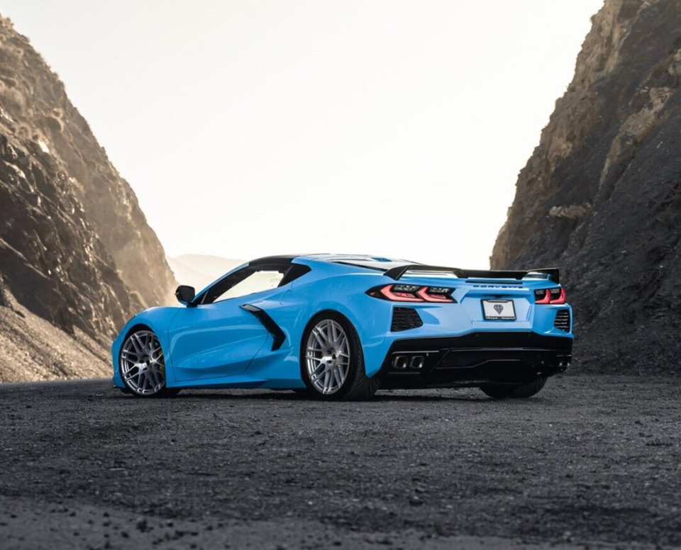 20'' Custom Mesh Style hand Brushed Silver Concave Wheels for Chevy ...