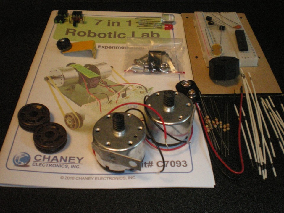 Robotic Lab Kit, Build 7 Robots in 1 kit, Manual, Parts, STEM, DIY ...