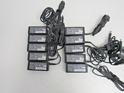 HP Lot of 10 693711-001 65W AC Adapters no Mickey Mouse Cord 27-5 | eBay