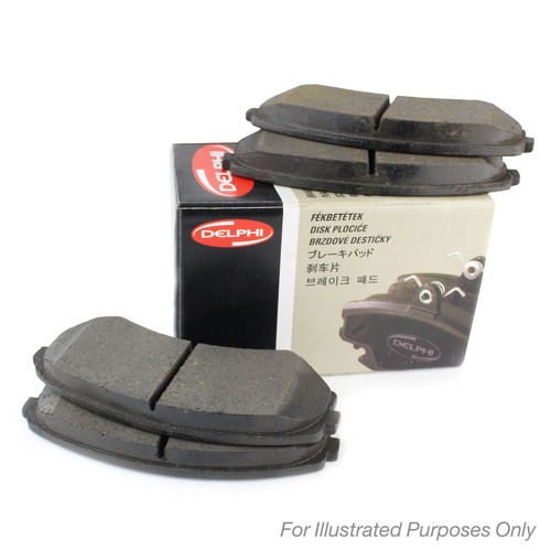 For VW Transporter MK4 2.8 VR6 Genuine Delphi Rear Brake Disc Pads Set ...