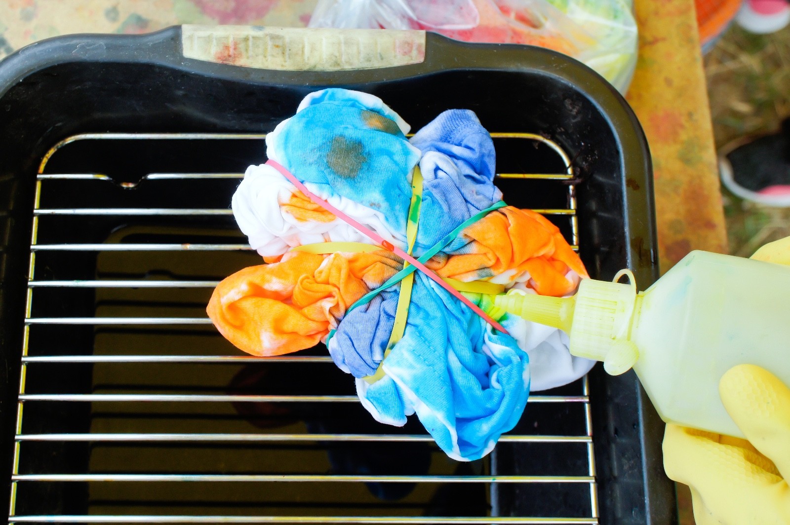 Tie Dye Kit 12 x Colour Kit - Bulk Tye Dye Set Rainbow up to 40 ...