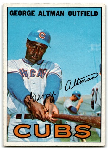 1967 Topps #87 George Altman Mid/High Grade Vintage Baseball Card ...
