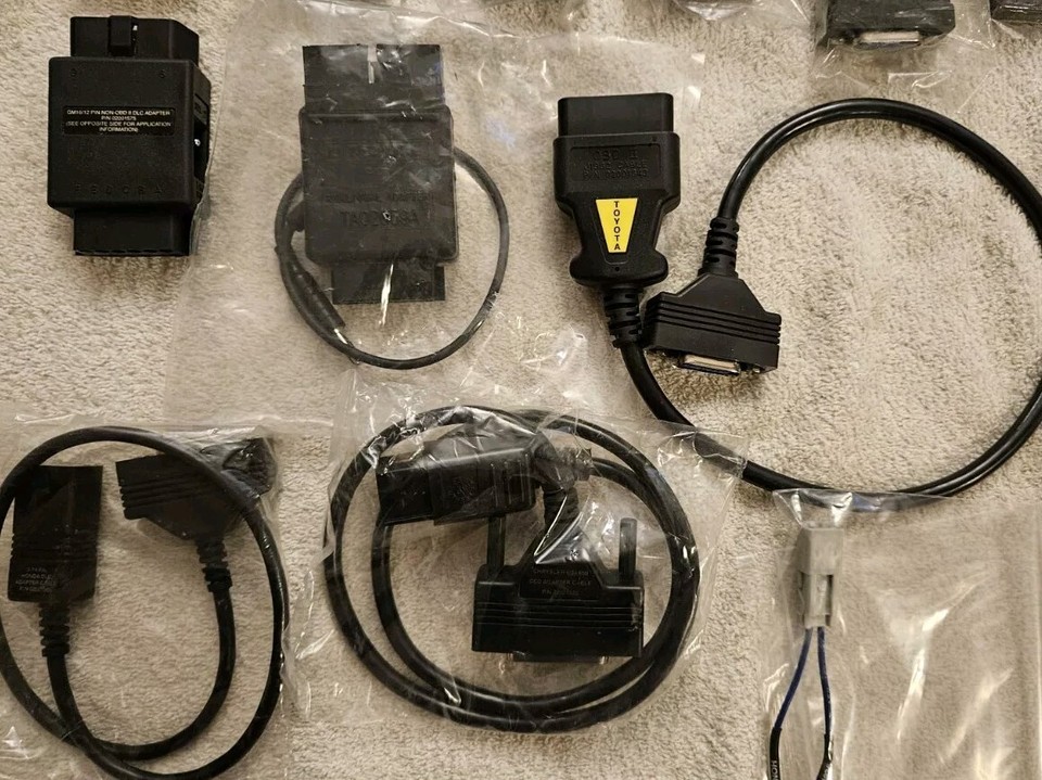 Vetronix Mastertech Bosch Tech-1 Tech-2 Adapters 22 Set Adaptors OBD ...