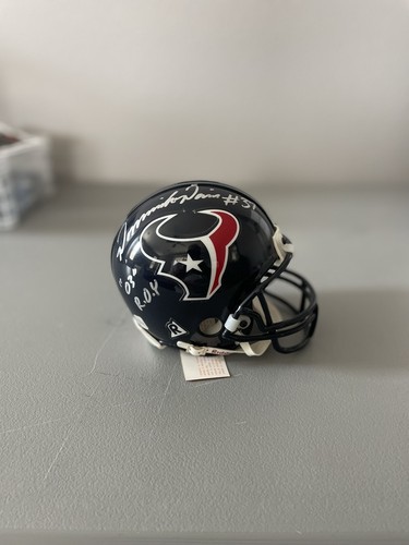 Dominick Davis Signed NFL Mini Helmet Houston Texans | eBay