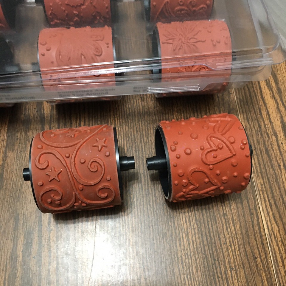 Stampin Up Stampin Around Wheel Stamps 1”-2" Wide Roller Stamps Large ...