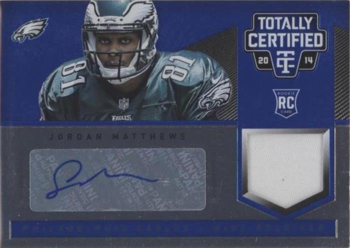2014 Panini Totally Certified - Jordan Matthews #192 Rookie Signatures ...