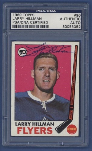 1969-70 Topps #90 Larry Hillman PSA/DNA Certified Autograph ...