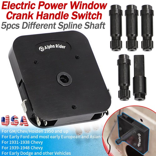 Power Window Crank Handle Switch Manual to Electric Conversion fits Any ...