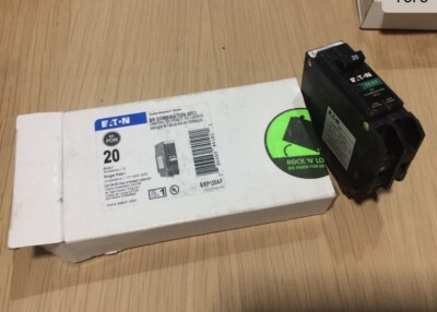 Eaton BRP120AF 20A 120/240V Arc Fault Circuit Breaker 786689041021 | eBay