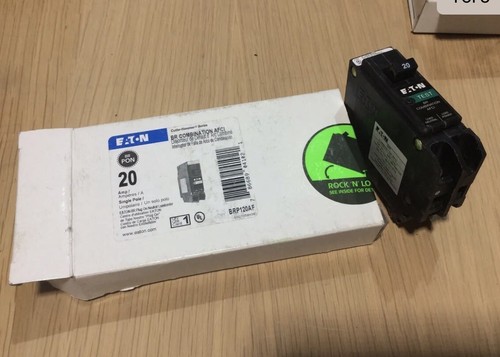 Eaton BRP120AF 20A 120/240V Arc Fault Circuit Breaker 786689041021| eBay
