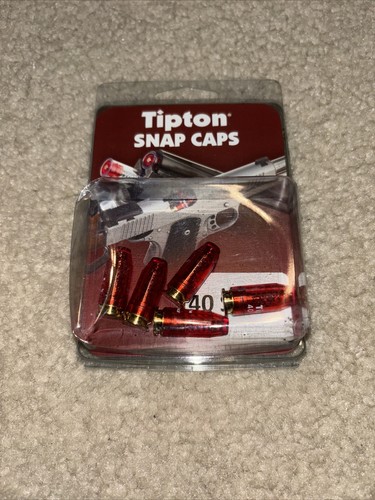 Tipton Snap Caps, Translucent Red, .40 S&W, 5-Pack 745435 | eBay