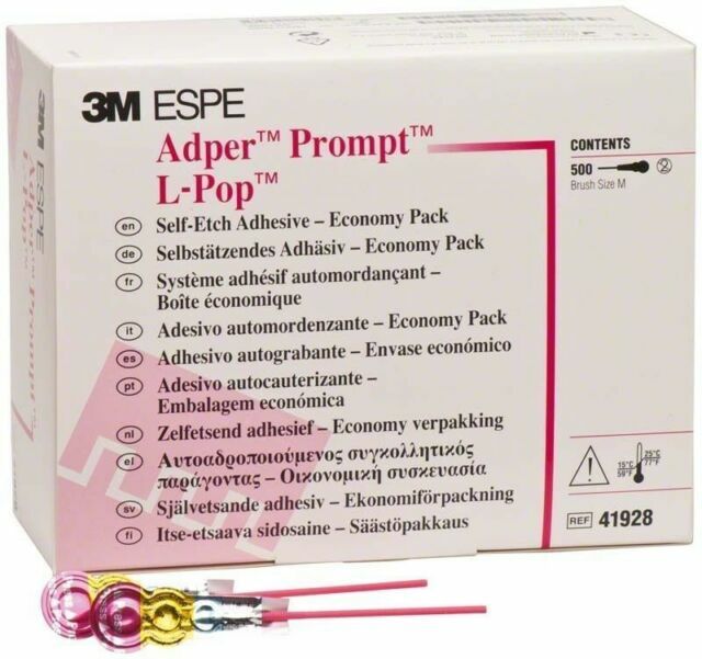 3M Adper Prompt L-Pop Self-Etch Adhesive Refill - Pack of 500 for sale ...