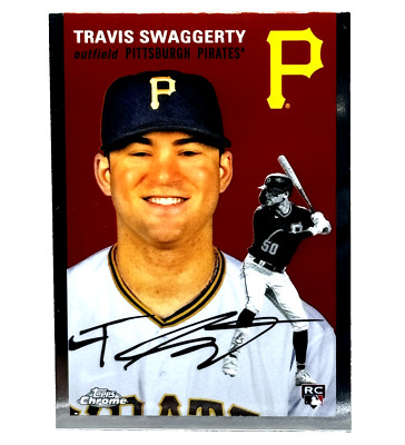 2023 Chrome Platinum Anniversary Travis Swaggerty RC rookie Pittsburgh ...