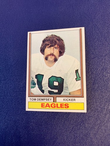 1974 Topps Football #270 Tom Dempsey - Philadelphia Eagles - Sharp High ...