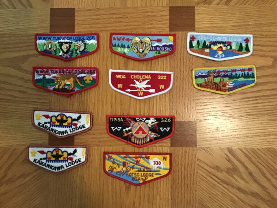 Boy Scouts of America Order of the Arrow Pocket Patches - 84 in all | eBay