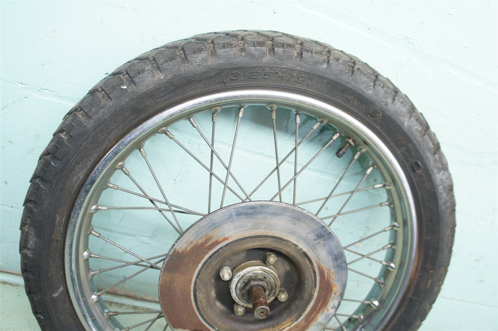 1977 Triumph T140V T140E T140 V Bonneville TR7V 750 *2001 FRONT WHEEL ...
