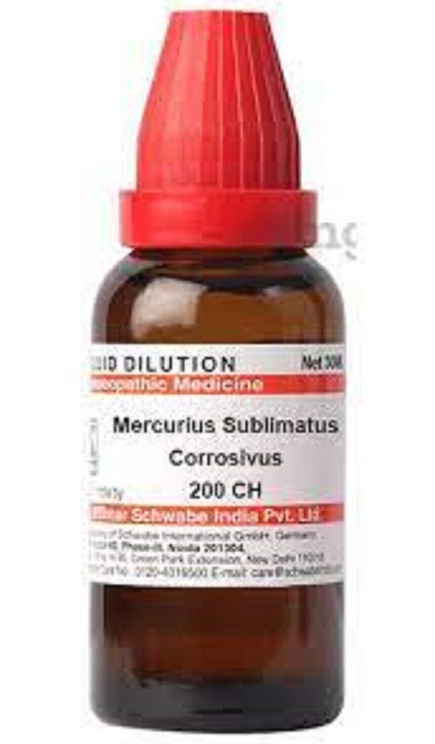 Dr Willmar Schwabe Inde Mercurius Sublimatus Corrosivus Dilution 200 CH ...