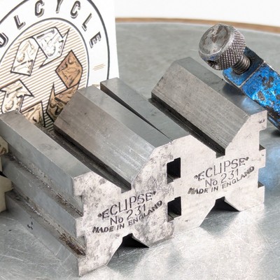 Eclipse Precision Matched Double V-Block & Clamp Mill Fixture Machinist ...