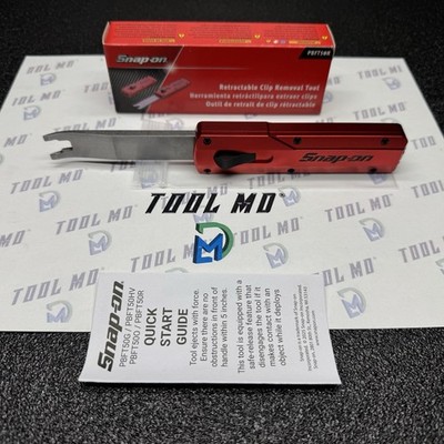 Snap-on Tools NEW RED “OTF” Out The Front Retractable Clip Removal Tool ...