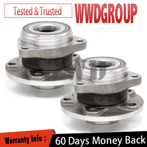 2PCS Front or Rear Wheel Hub & Bearings For Audi A3 Q3 S3 Volkswagen ...