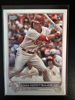 2022 Topps Series 1 Lars Nootbaar Rookie Card #58 St. Louis Cardinals ...