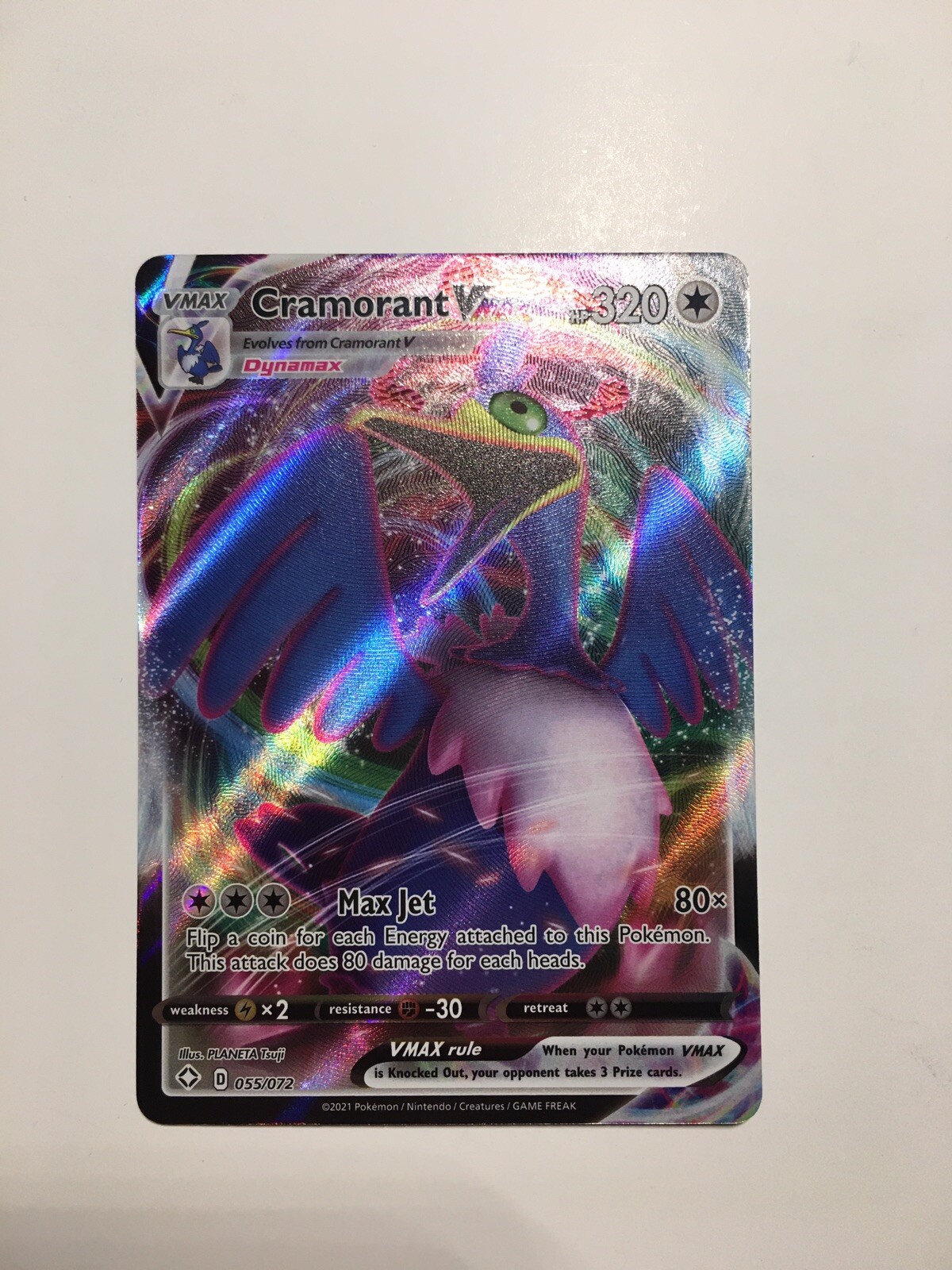 Cramorant VMAX 055/072 - Ultra Rare Shining Fates- MINT Pokemon Card | eBay