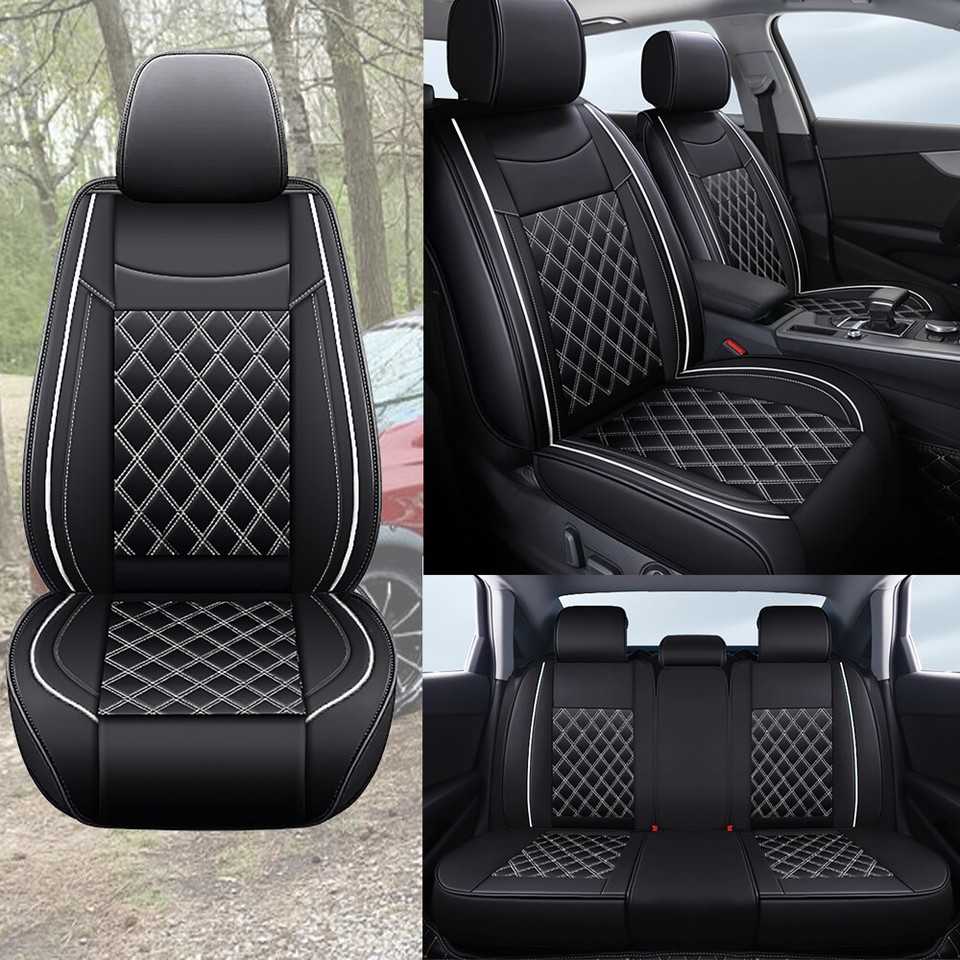 For Infiniti G35 G37 Q50 Q60 Sport Coupe PU Leather Full Set Car Seat ...
