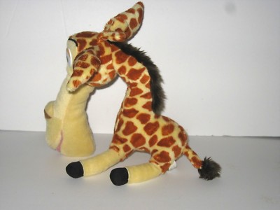 Big Headz TCC Global Madagascar Giraffe Melman Plush Doll Toy ...