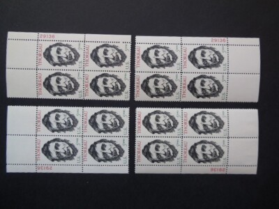 #1327 5c Thoreau Plate Block #29136 Matched Set MNH OG VF | eBay