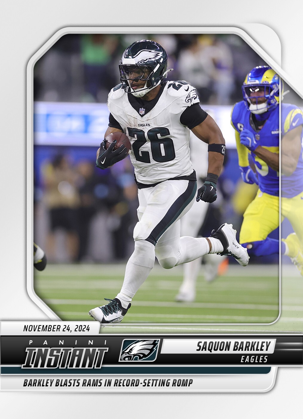 2024-25 Panini Instant NFL #174 Saquon Barkley Philadelphia Eagles ...