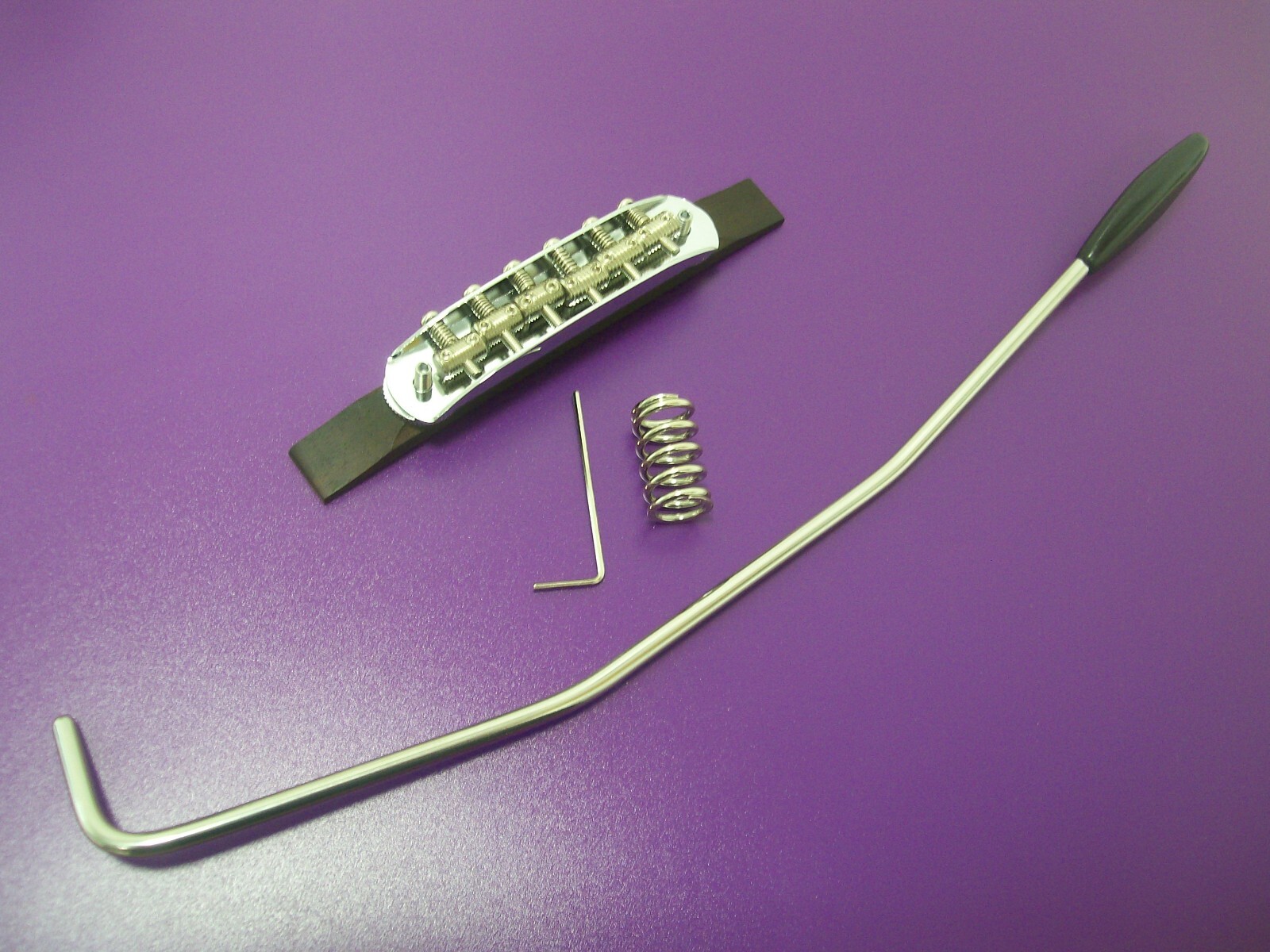 60's Japanese Hollowbody Guitar Repair Kit- Trem Arm, Bridge & Spring EZPZ PARTS | eBay