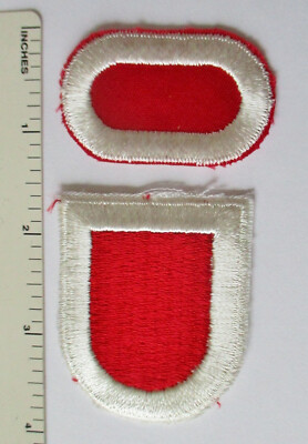 US ARMY 307th ENGINEER BATTALION AIRBORNE PARACHUTE OVAL BERET FLASH ...