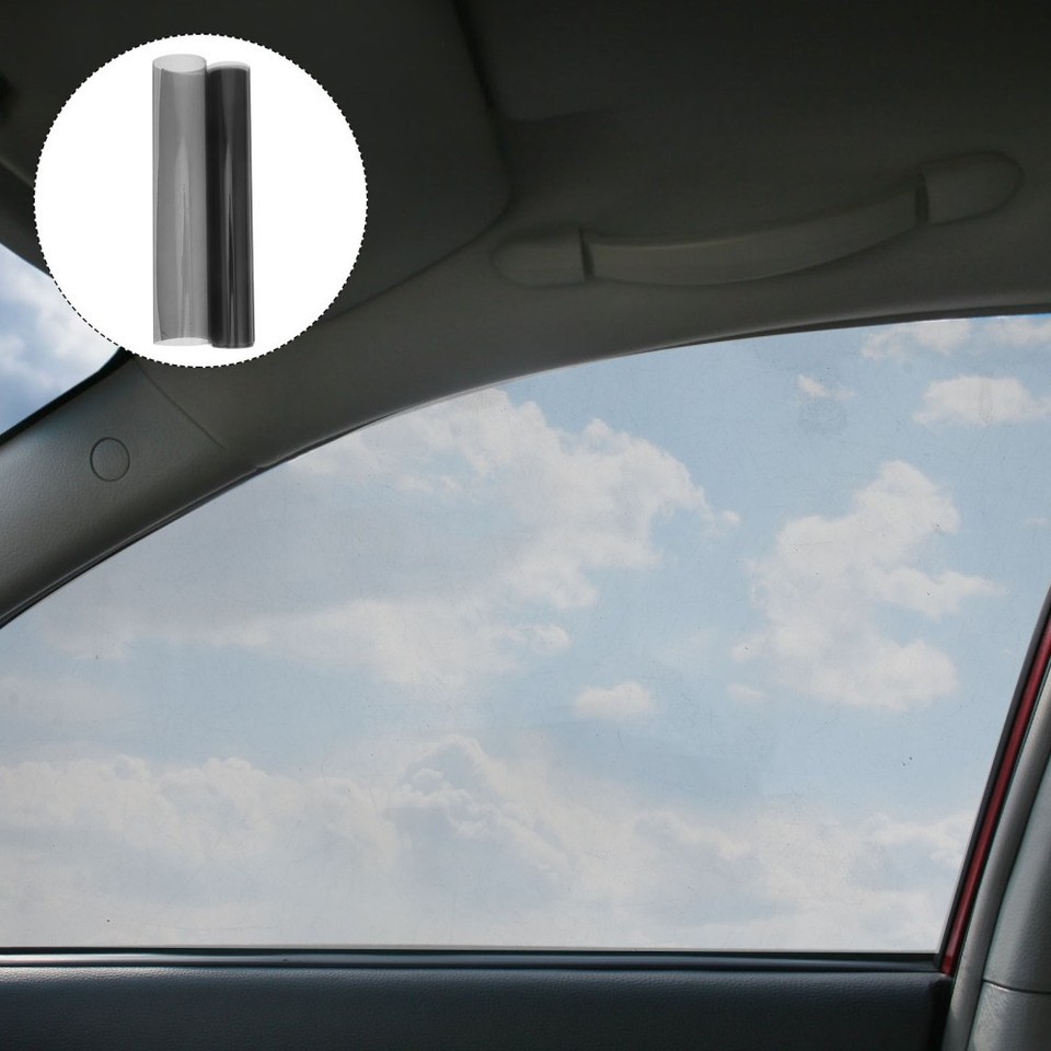 Mirror Window Film Privacy Car Windshield Sunshade Tint Strip Removable ...