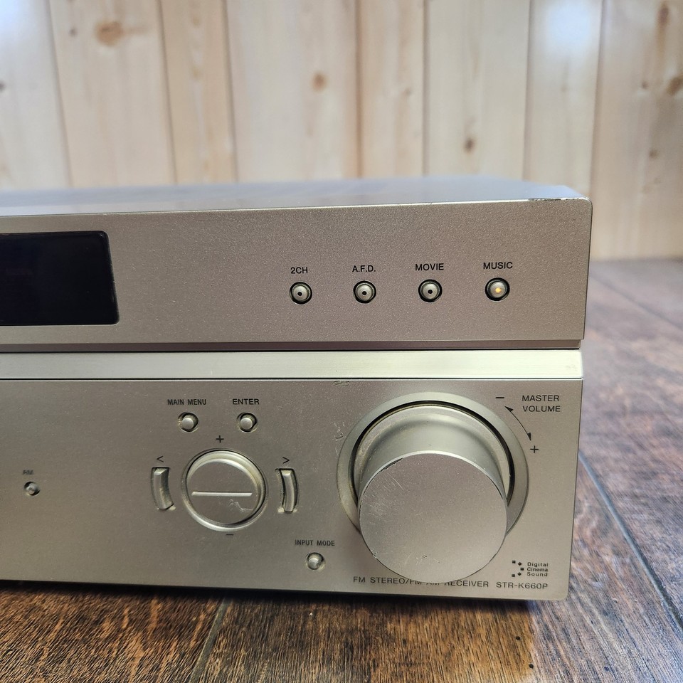 Sony STR-K660P 5.1 Channel Stereo Receiver AM/FM Tuner 70 Watts Per ...