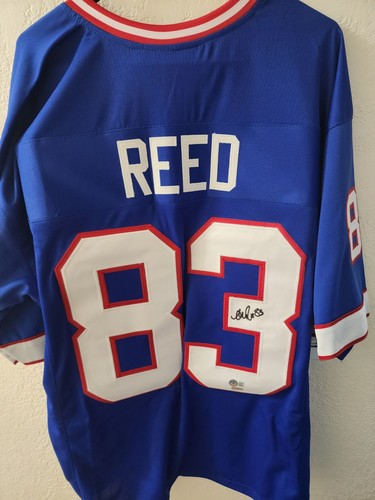 Andre Reed Signed Auto Buffalo Bills Custom Jersey Beckett Witness BAS ...