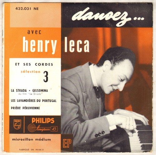 HENRY LECA "LA STRADA" POP LATIN JAZZ EP 1955 PHILIPS 432.0031 | eBay