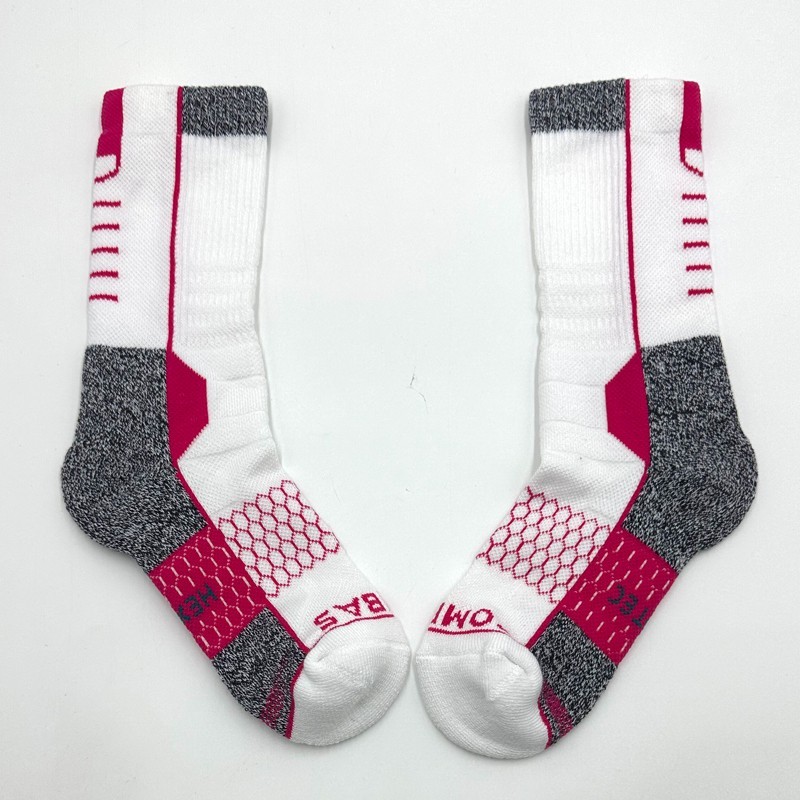 BOMBAS 3 Pairs Women's Performance Running Calf Socks Size S 4-7.5 Hex ...