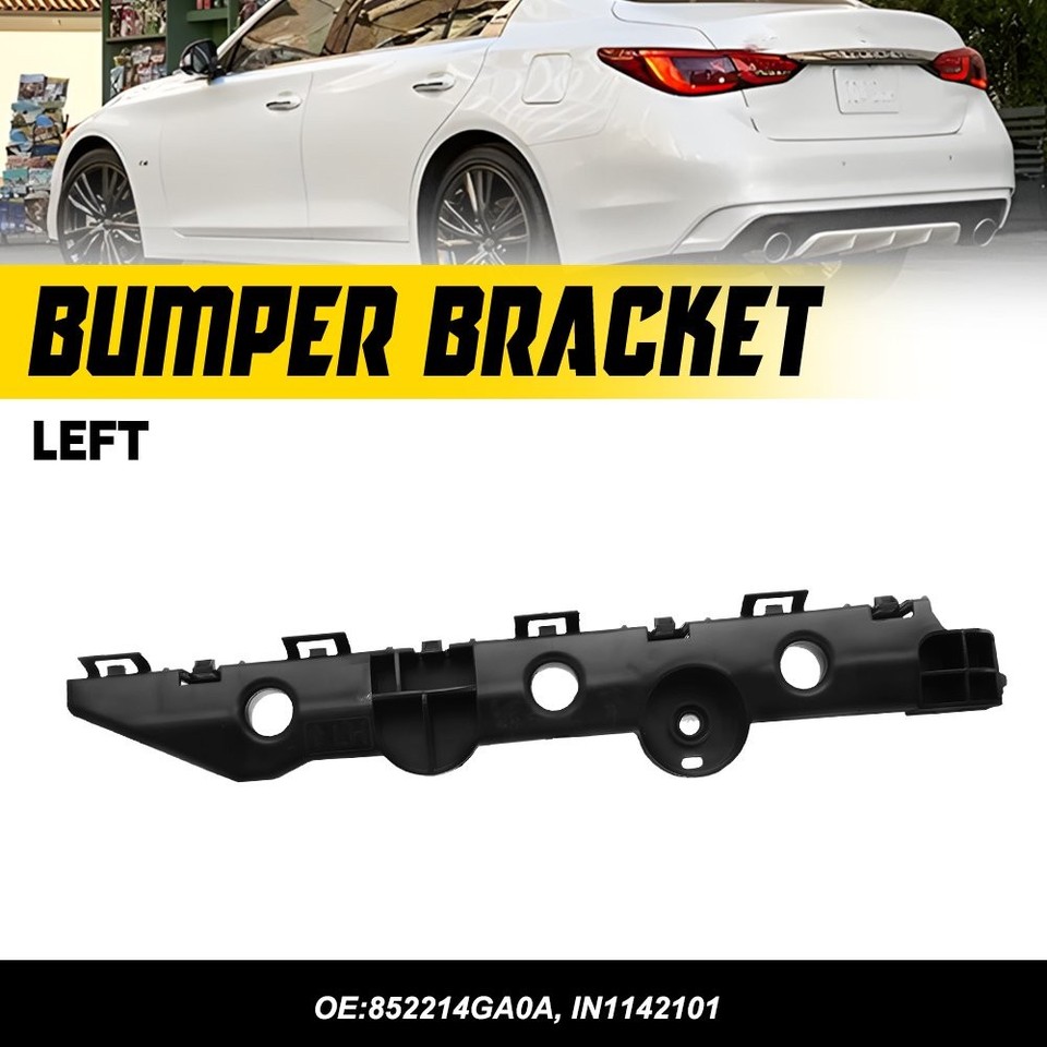For Infiniti Q50 14-23 Rear LH Driver Lower Bumper Support Bracket ...