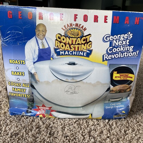NEW George Foreman Lean Mean Contact Roasting Machine Roaster Model GV5 ...