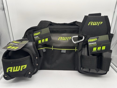 AWP 13” Tool Bag, Organizer Tool Pouch, And Tape Measure Holder | eBay