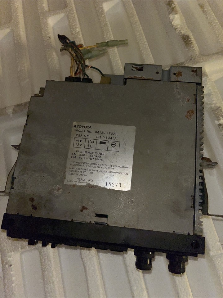 1985-1988 Toyota MR2 AW11 FM Radio OEM Original Stereo | eBay