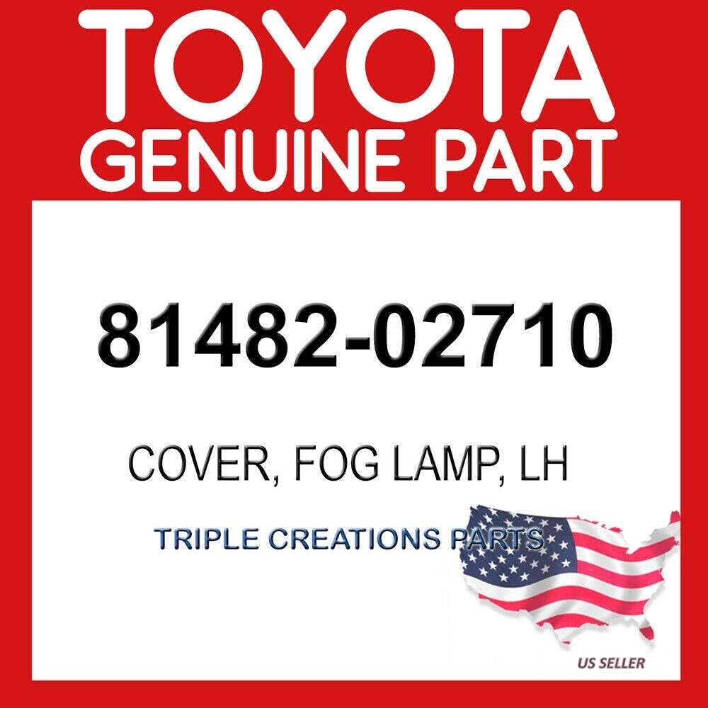TOYOTA GENUINE 8148202710 COVER FOG LAMP LH 81482-02710 | eBay