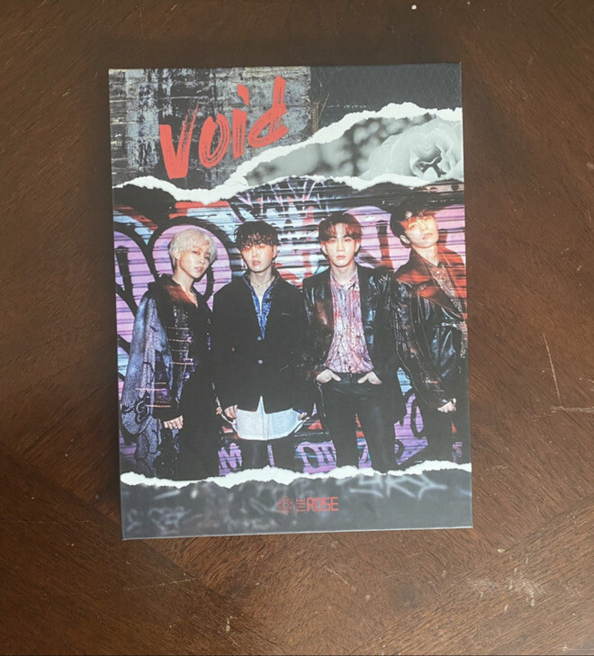 THE ROSE - VOID kpop album (with photocard) — VERY RARE out of print ...