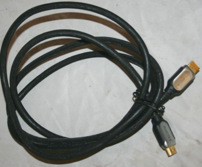 PURE/AV GOLD PLATED BRAIDED CORD 8 FT. HDMI CABLE | eBay