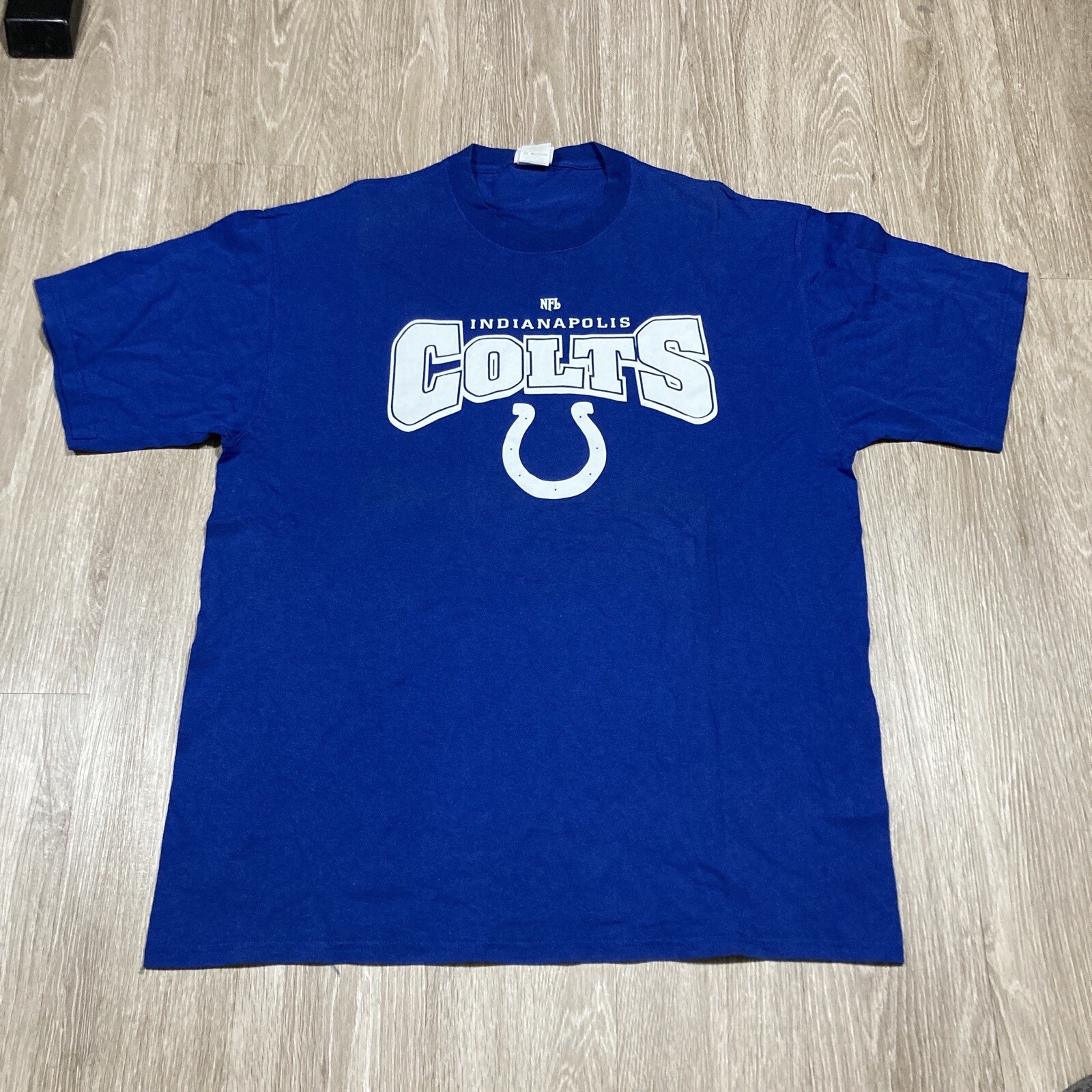 Colts Shirt XL Indianapolis NFL Football Game-day Spell-out Horse Shoe ...