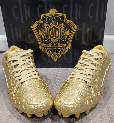 Cam Newton Gold Enzo Exclusive football cleats brand new Size 11 | eBay